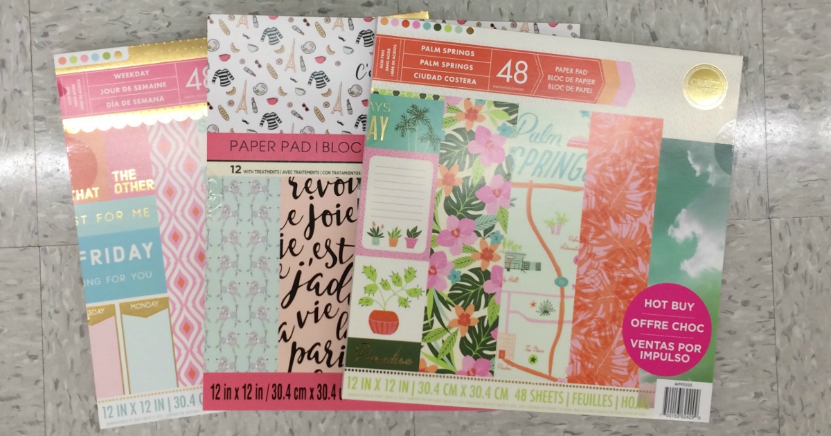 Michaels Memorial Day Sale: $5 Scrapbook Paper Pads & Albums (Regularly ...