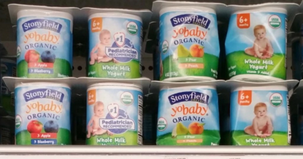 New $1/1 Stonyfield Organic YoBaby Multipack Yogurt Coupon = 6-Pack ...