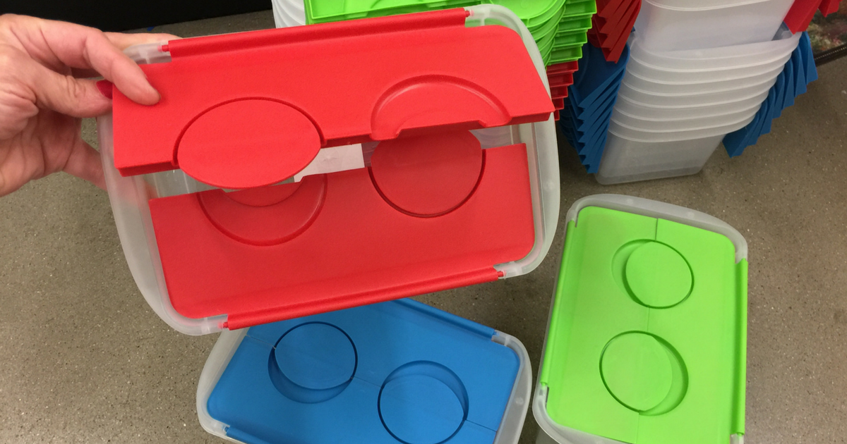 Get Organized! Fun LEGO Storage Bins ONLY $1 at Dollar Tree