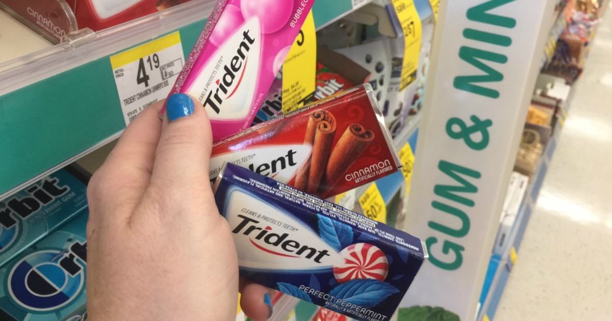 Walgreens: Trident Single Gum Packs Only 26¢ Each (Starting 6/25)