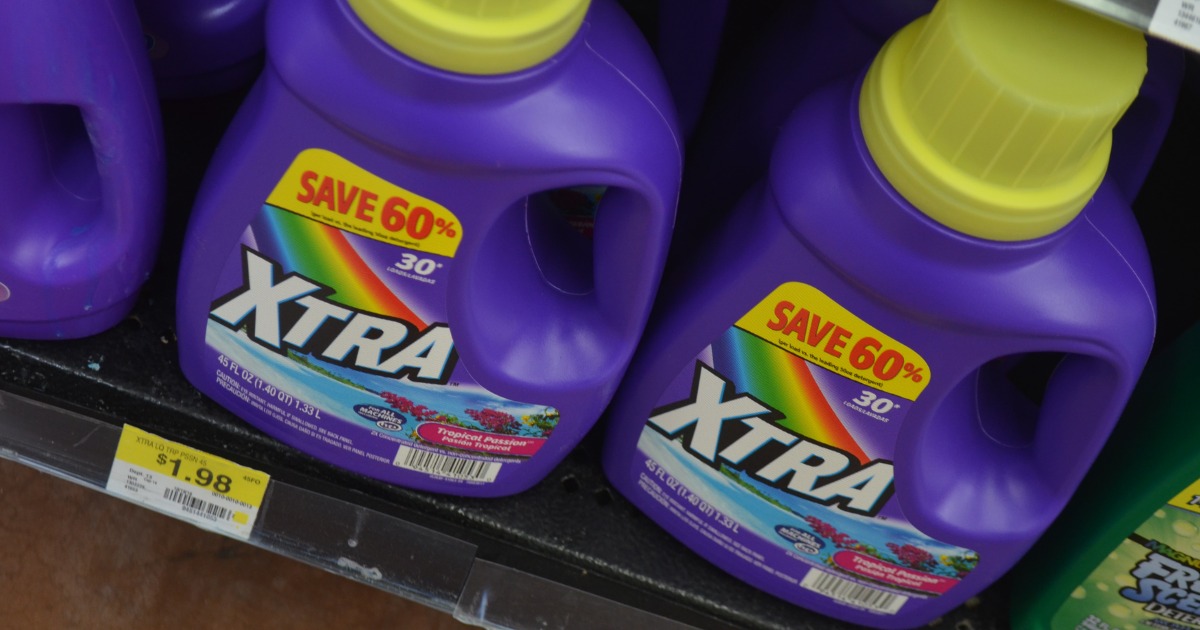 Walmart: Xtra Laundry Detergent ONLY 98¢
