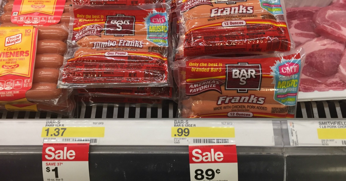 Target: Bar-S Franks as Low as 39¢