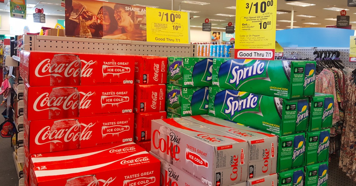 CVS: Coke & Dr. Pepper Soda 12-Packs Only $2.22 Each (After Rewards ...