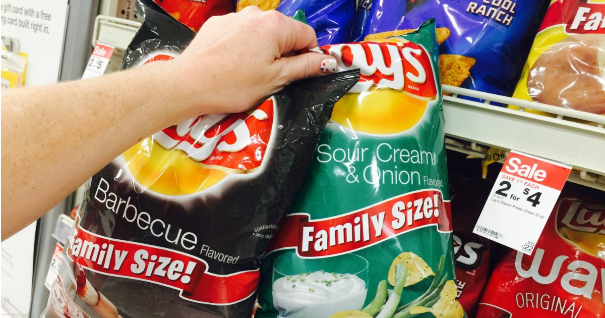 Target: Lay's Family Size Chips Only $2 & More - NO Coupons Needed
