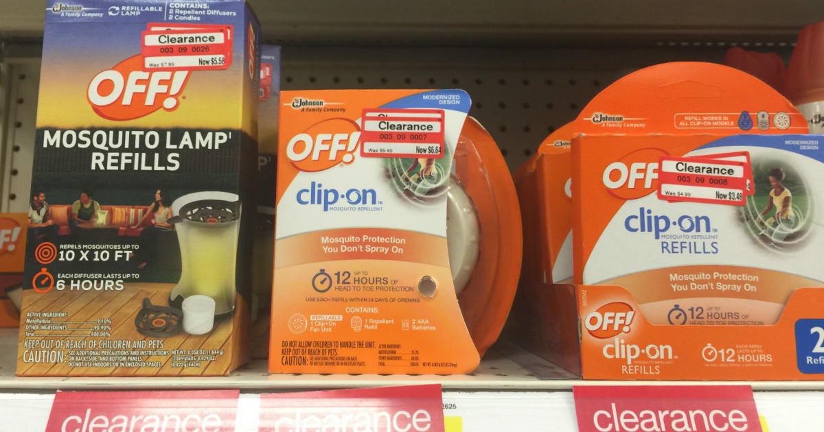 Target Shoppers! Up to 50% off Mosquito OFF! Repellent Products & More
