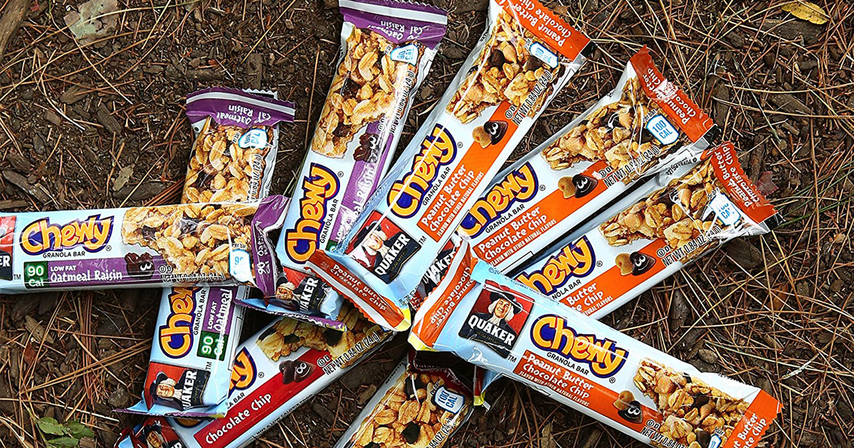 Amazon: Quaker Chewy Granola Bars 58-Count Variety Pack Only $8.25 ...
