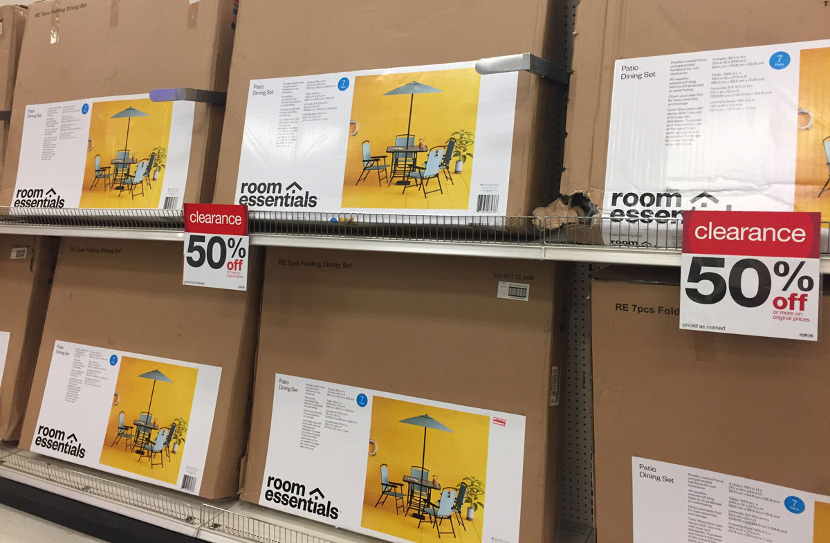 Target Patio Clearance: 50% Off Sling Chairs AND Outdoor Dining Set