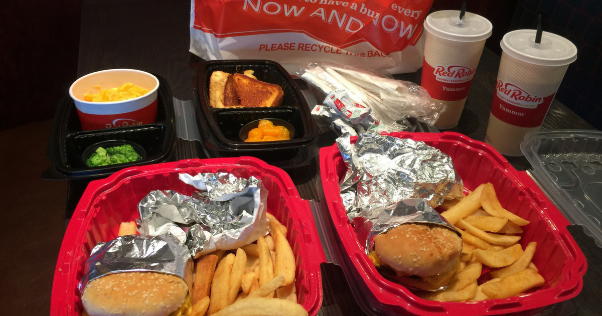 Feed Family of FOUR for Under $20 at Red Robin