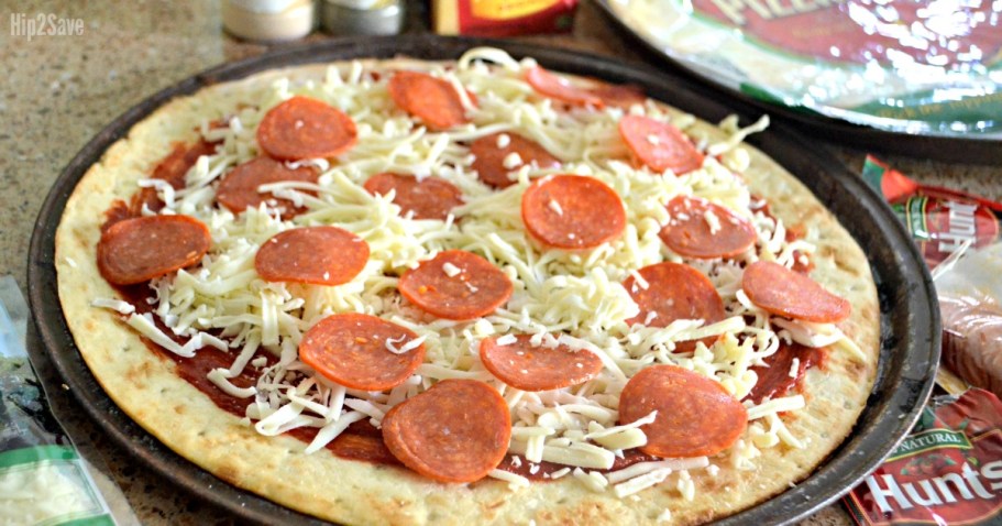 Dollar Tree Pizza Night (Each Ingredient Just $1) | Hip2Save