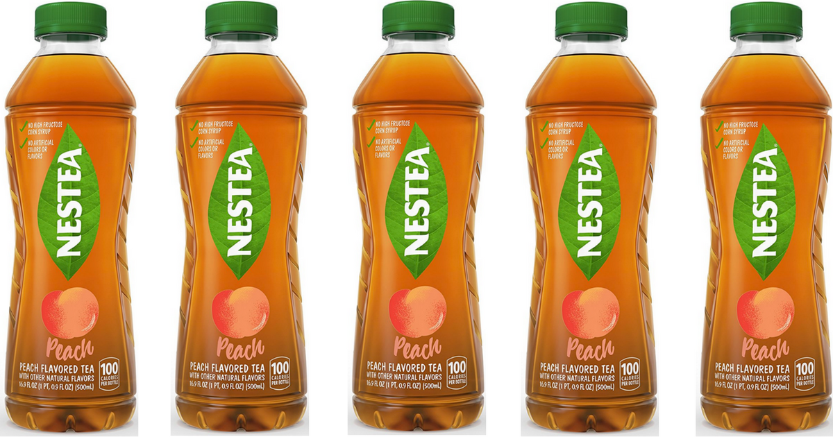 Amazon: NESTEA Peach Iced Tea 24-Pack Only $9.99 - Just 42¢ Each (Add ...