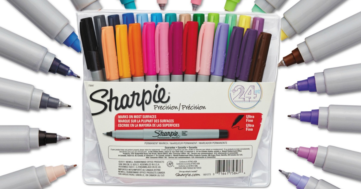 Sharpie Ultra Fine Point Permanent Markers 24 Pack Just $9.36 + Lots More