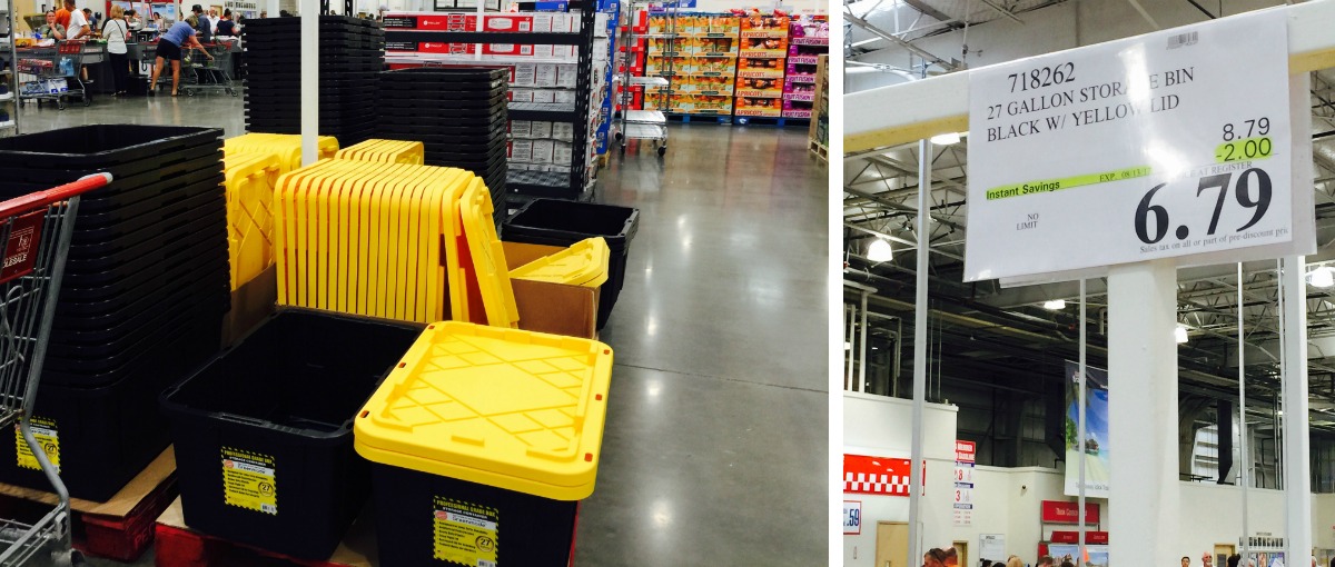 Costco Members: 27-Gallon Heavy Duty Storage Bins ONLY $6.79