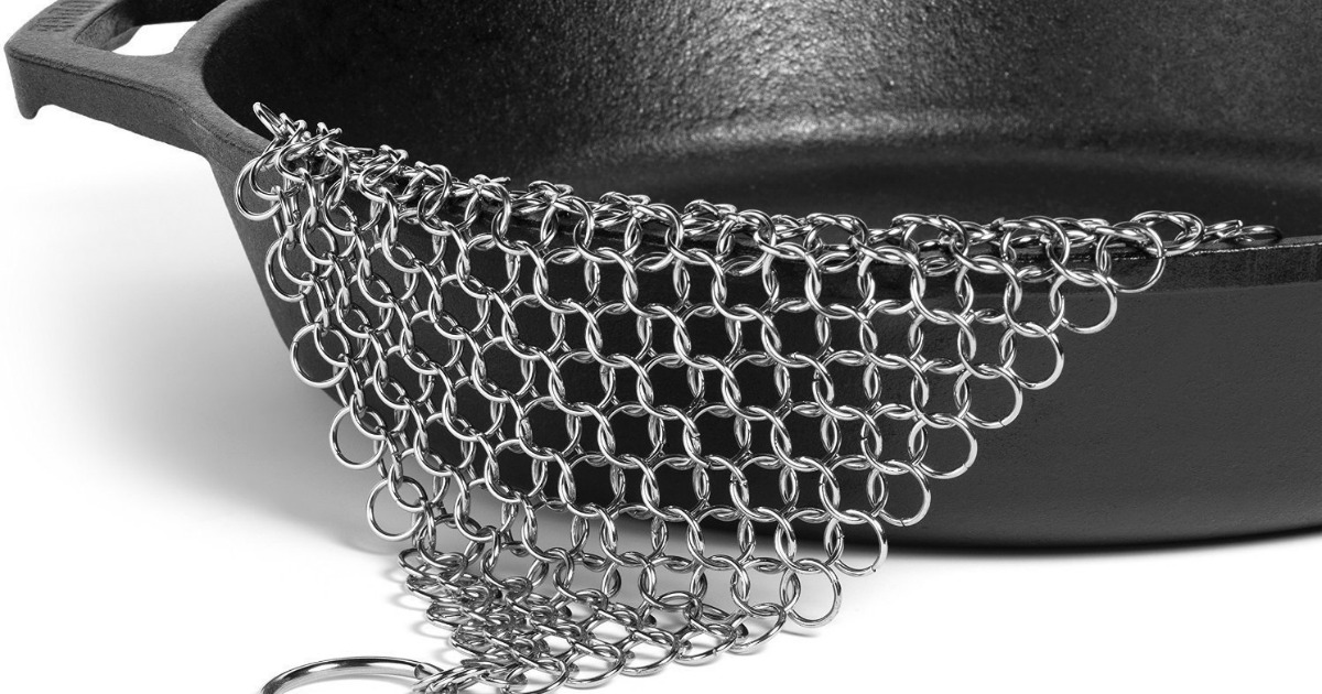 Amazon: Stainless Steel Cast Iron Chainmail Scrubber Only $6.99