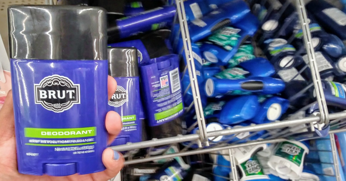 New Brut & Sure Deodorant Coupons = Brut Deodorant Only 50¢ at Dollar Tree
