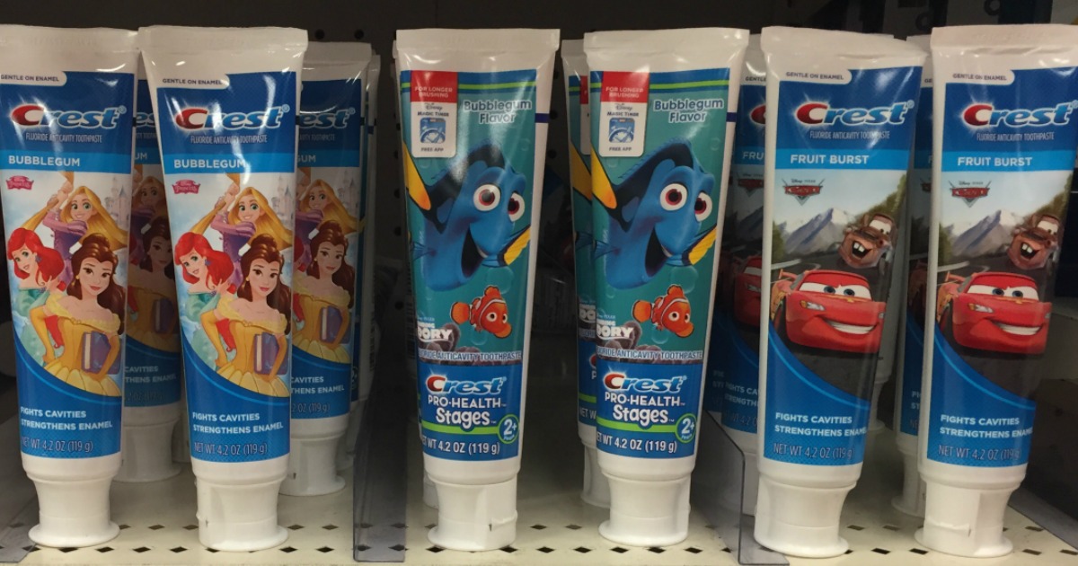 WHOA! Crest Kids' Toothpaste Better Than FREE at Target (After Cash ...