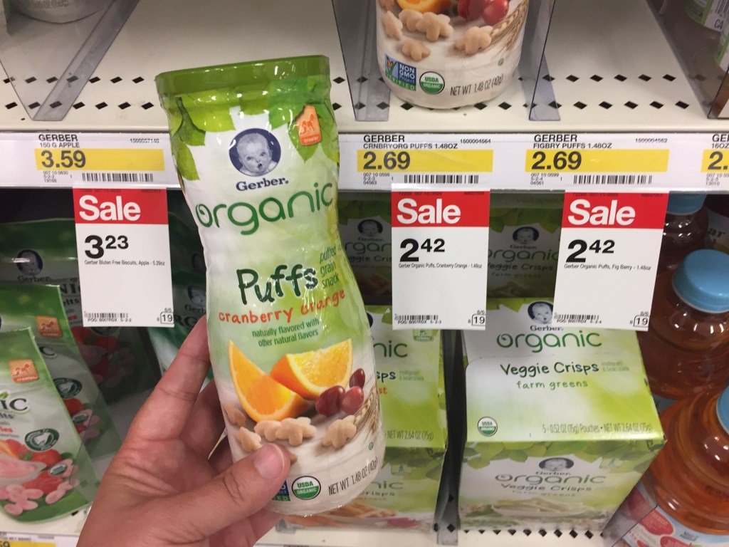 Target: Gerber Graduates Puffs 4-Count Value Pack ONLY $1.67 (Just 42 ...