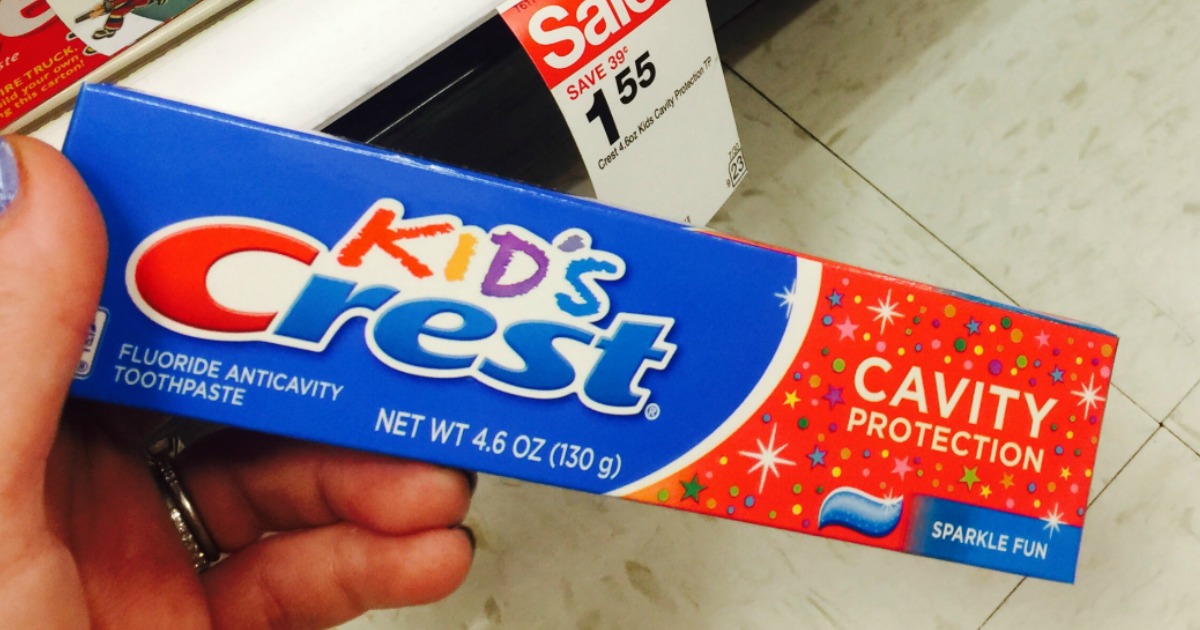 WHOA! Kid's Crest Toothpaste as Low as 5¢ at Target (After Cash Back ...