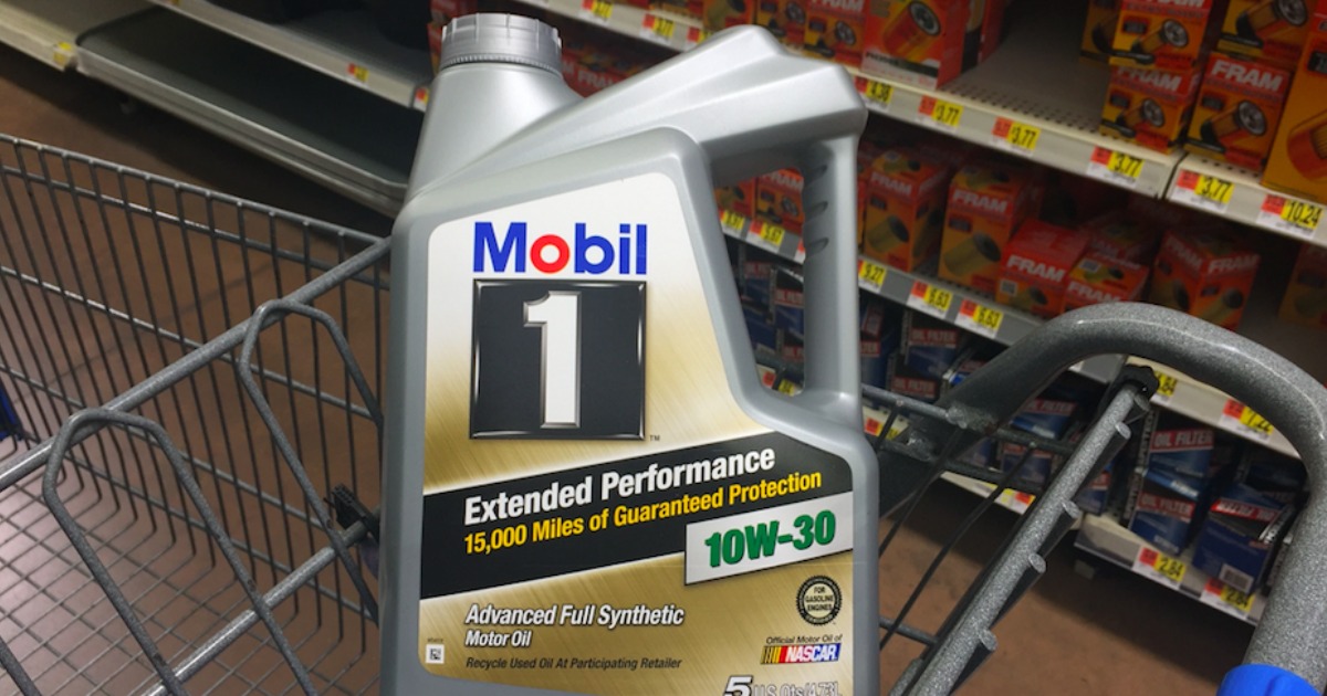 Synthetic Mobil 1 Oil 5-Quart Bottle Just $16.47 After Rebate at ...