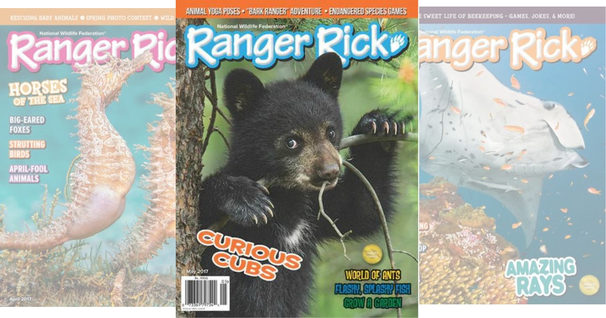Ranger Rick Magazine ONLY $10 Per Year (Just 99¢ Per Issue)