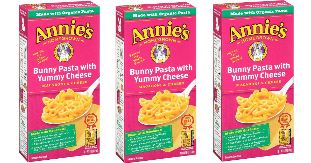 Amazon: Annie's Bunny Pasta 12-Pack Just $8.29 Shipped (Just 69¢ Per Box)