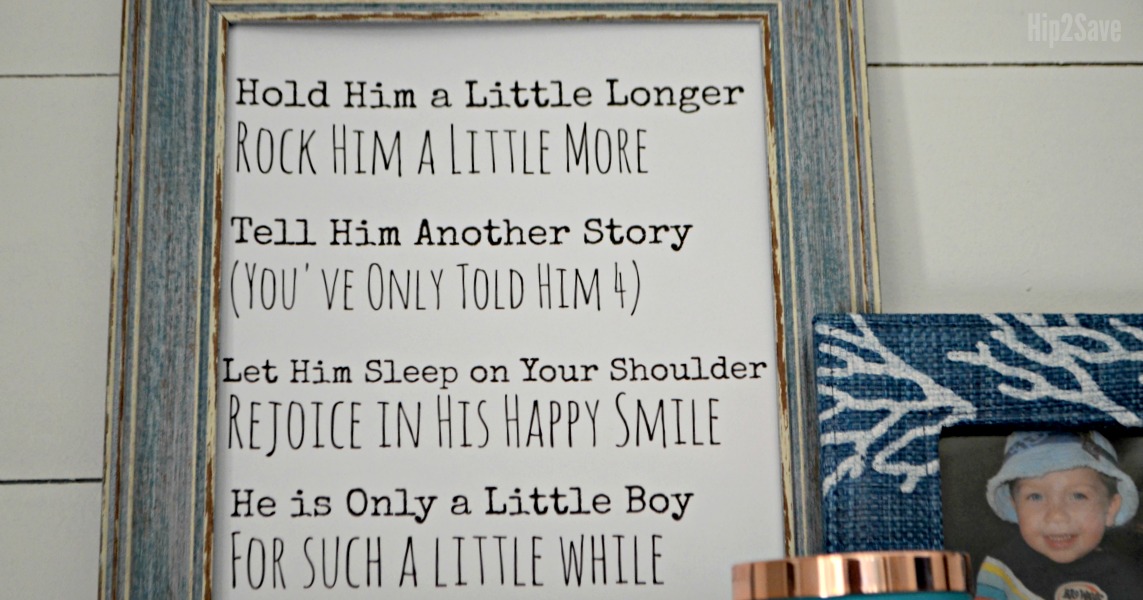 Free Printable "Hold Him/Her a Little Longer" Poem
