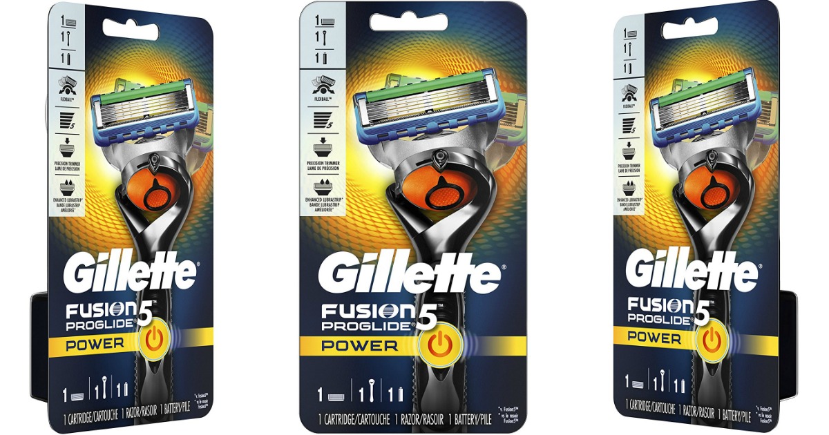 Amazon: Gillette Fusion5 ProGlide Power Razor Just $3.86 Shipped ...
