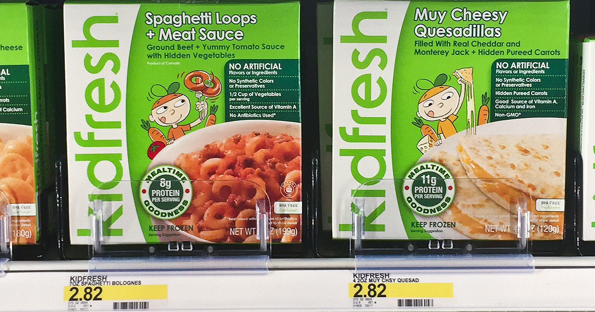 Target: KidFresh Frozen Meals Only 24¢ Each (Regularly $2.82) - After ...
