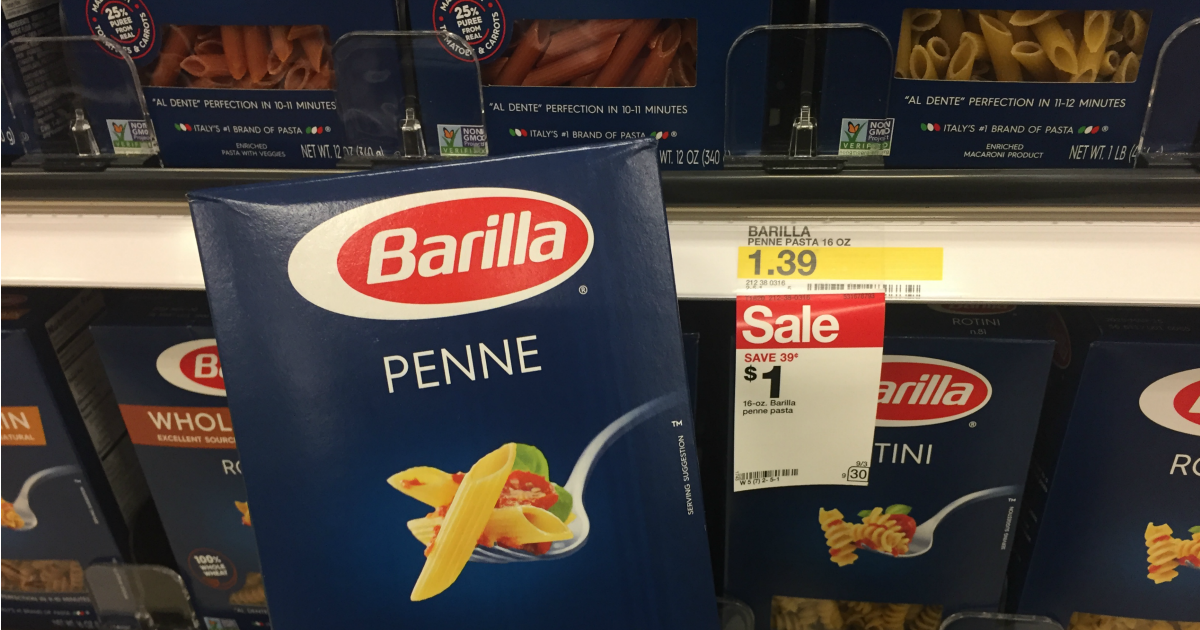 NEW Coupons for Barilla Pasta & Sauce = Pasta ONLY 70¢ at Target
