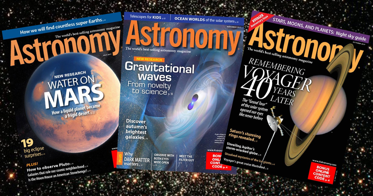 Astronomy Magazine One Year Subscription Only $13.99 Shipped (Regularly ...