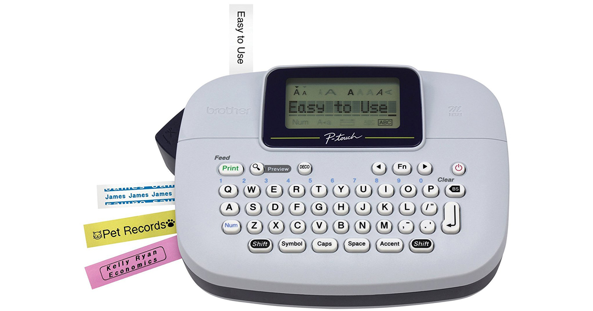 Brother P-Touch Personal Label Maker As Low As $9.54 (Regularly $30)