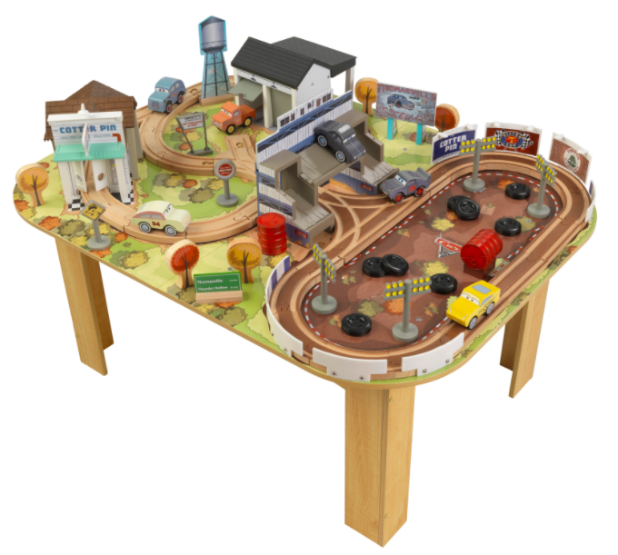 Amazon: KIDKRAFT Disney Cars 70-Piece Wooden Track Set Only $90.76 ...