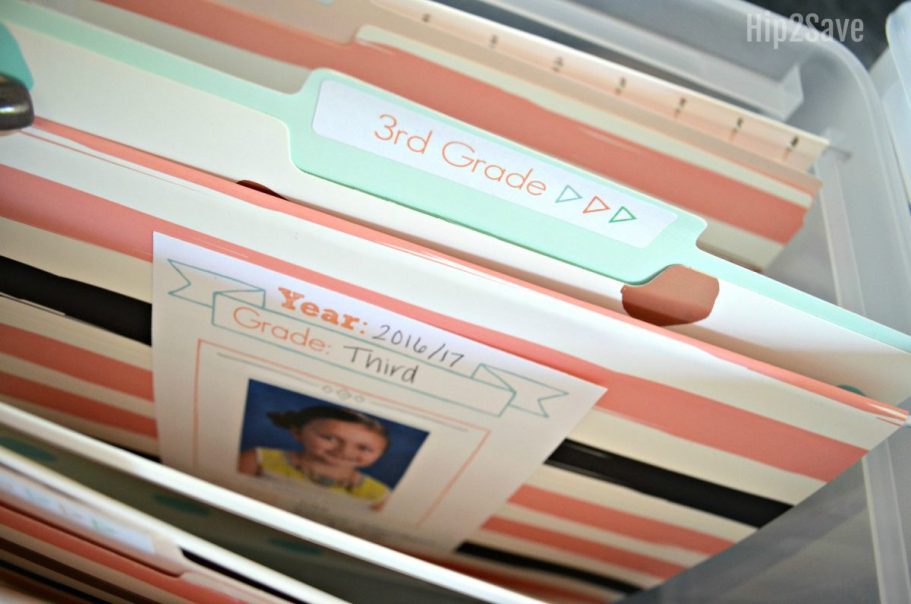 School Paper Organizer (Easy DIY With Free Printables Included)