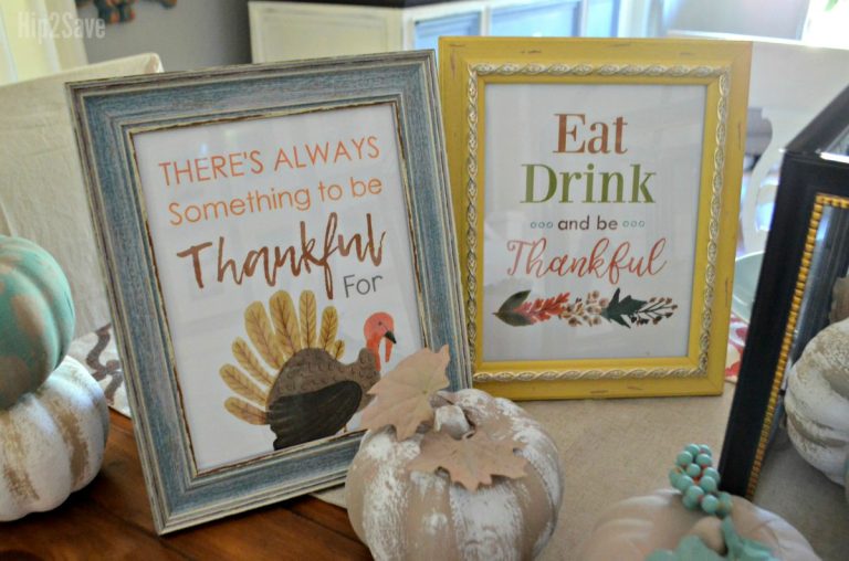 FREE Printable Thanksgiving Countdown & Art Prints