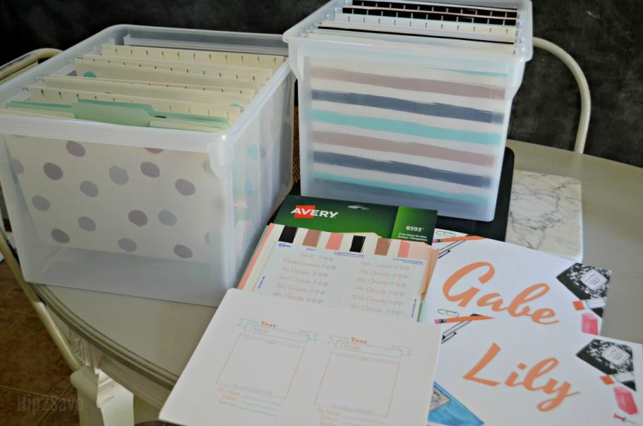 School Paper Organizer (Easy DIY With Free Printables Included)