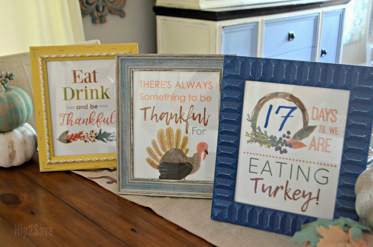 FREE Printable Thanksgiving Countdown & Art Prints