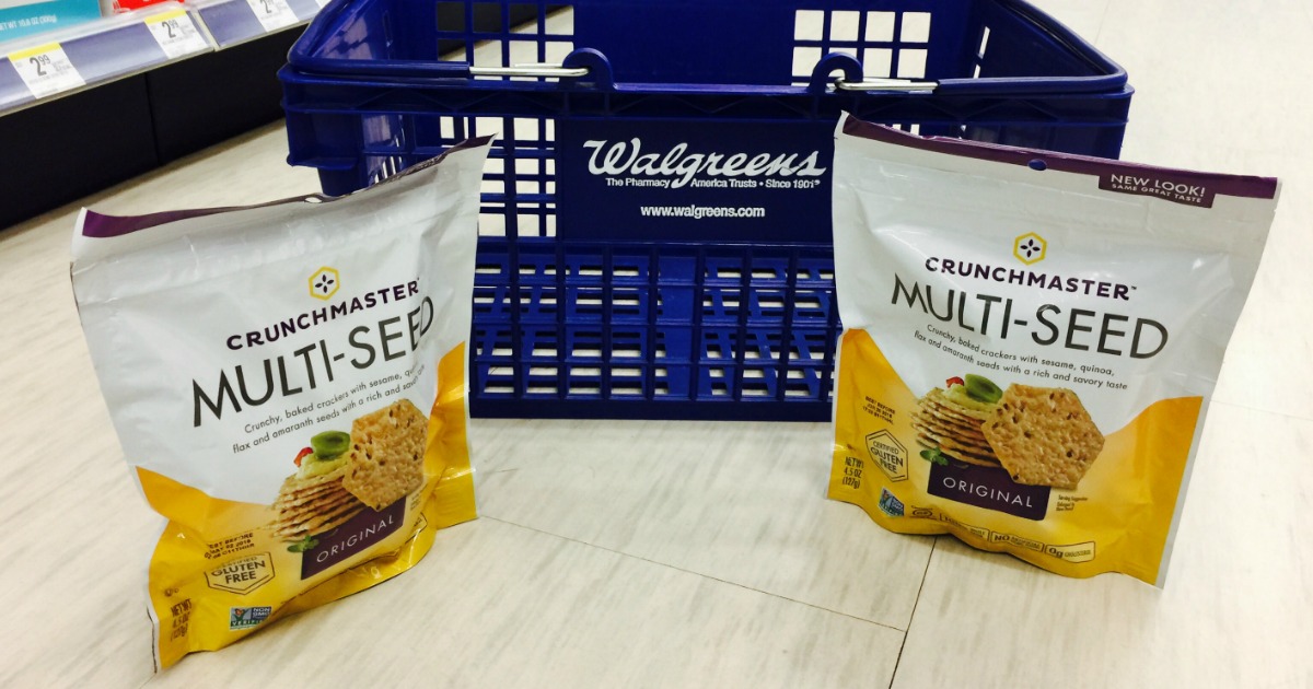 Walgreens: Crunchmaster Crackers Just 50¢ After Cash Back (Regularly $3)