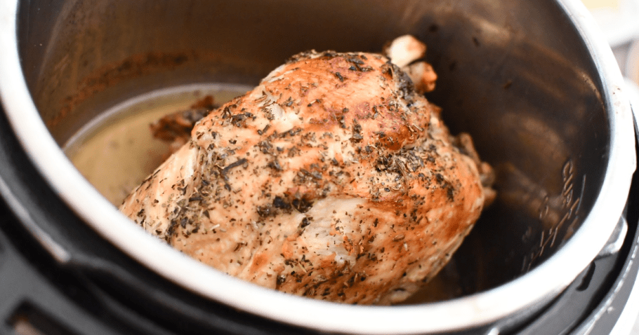 Cook a Crispy Instant Pot Turkey Breast in Under an Hour | Hip2Save