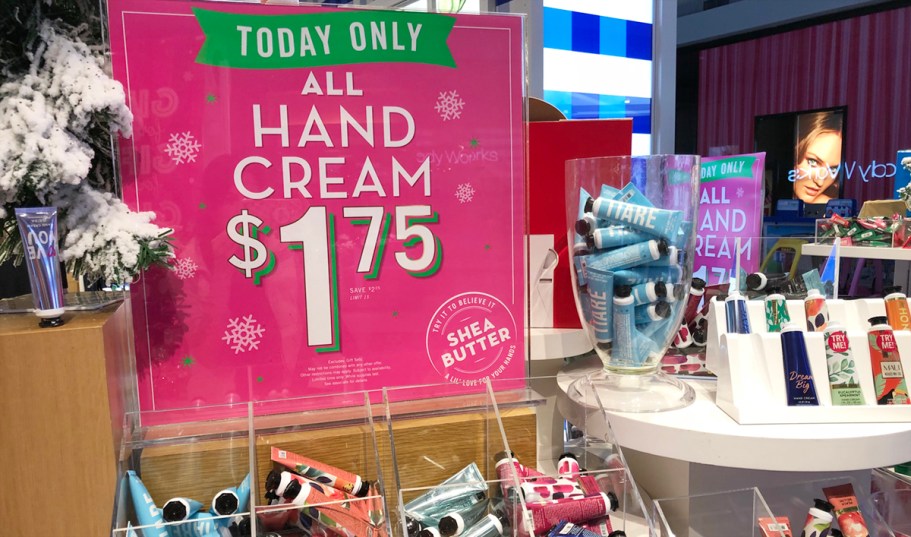 Bath & Body Works Hand Cream Just $1.75 Today & In Store Only (Great ...