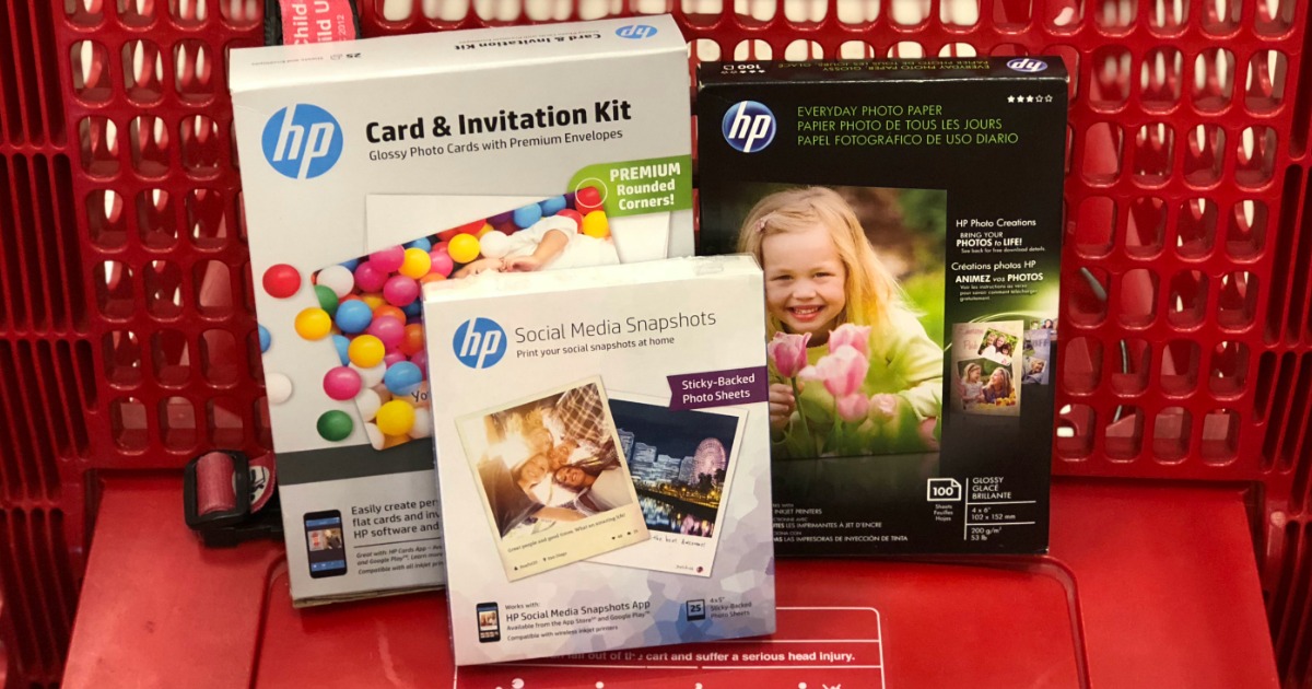 Target: HP Everyday 100-Count Photo Paper Just $4.99 (Regularly $10) + More