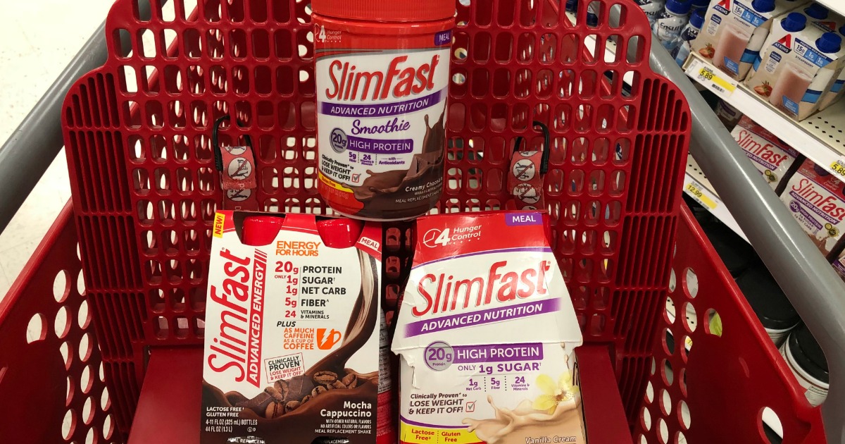 $6 Worth of New SlimFast Coupons (Save on Smoothie Powder, Shakes & More)