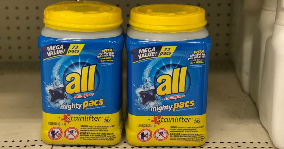 Amazon: TWO All Mighty Pacs 72-Count Tubs Only $13.45 Shipped (Just 9 ...