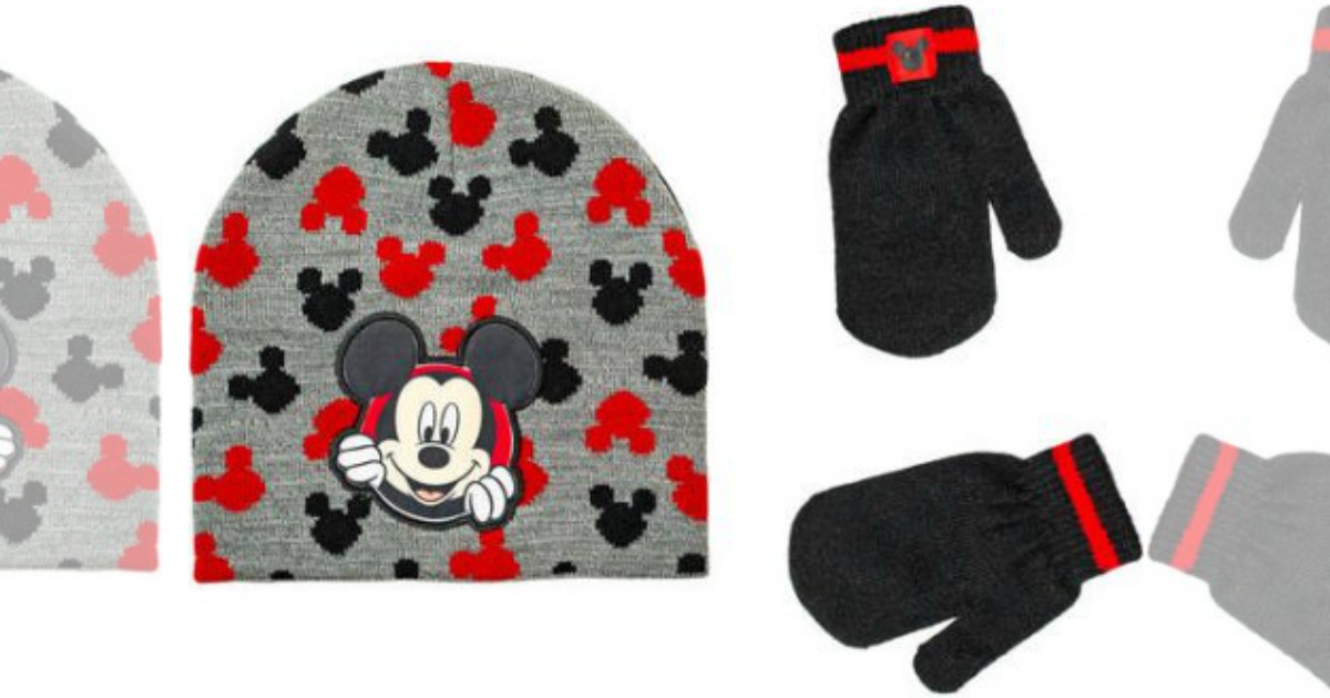 Disney Toddler Boy Hat And Mitten Sets Only $2.99 (Regularly $8 ...
