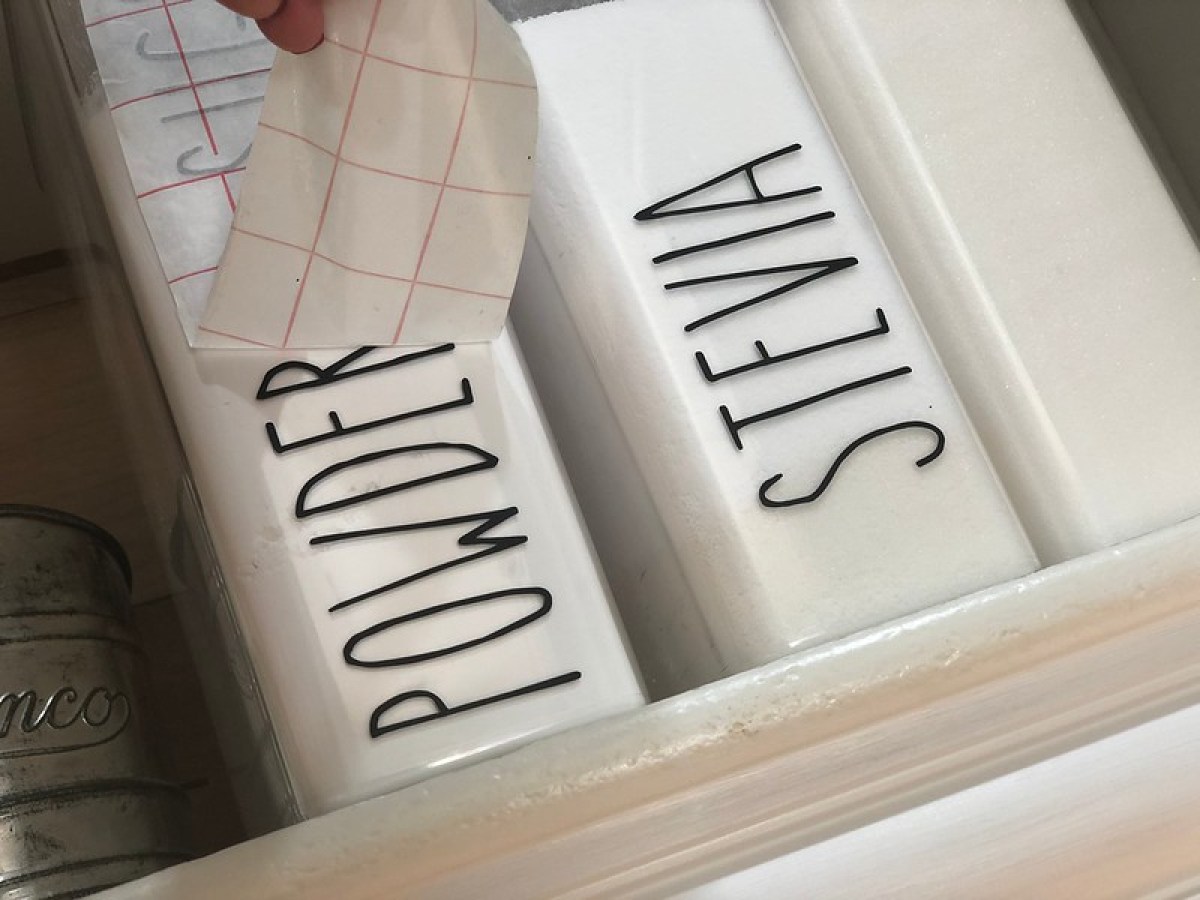 Easy DIY Rae Dunn Inspired Pantry Labels | Hip2Save