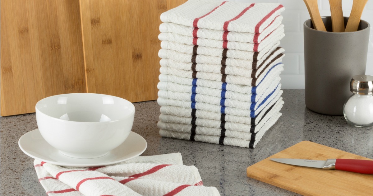 Walmart: 16-Piece Cotton Chevron Kitchen Washcloth Set Only $11.99 ...