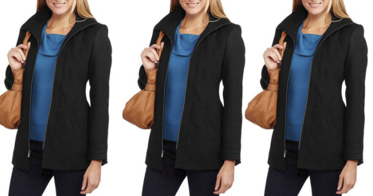 Walmart.com: Women's Faux Wool Coat Only $12 (Regularly $45) & More