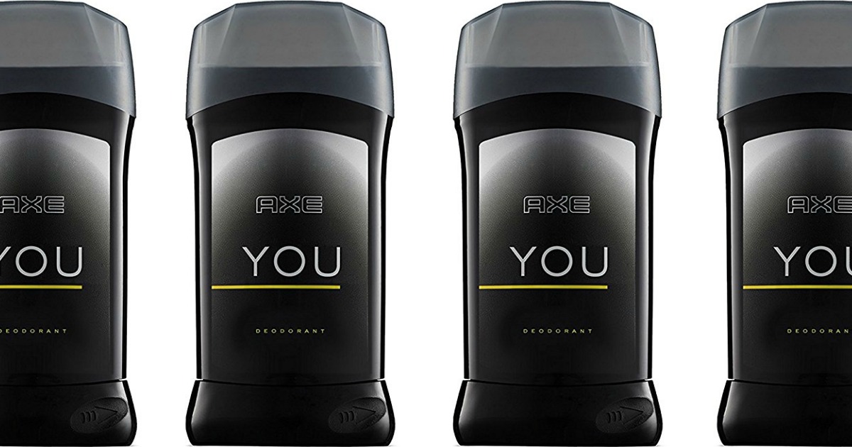 Amazon: AXE YOU Deodorant 4-Pack Only $8 (Ships w/$25 Order)