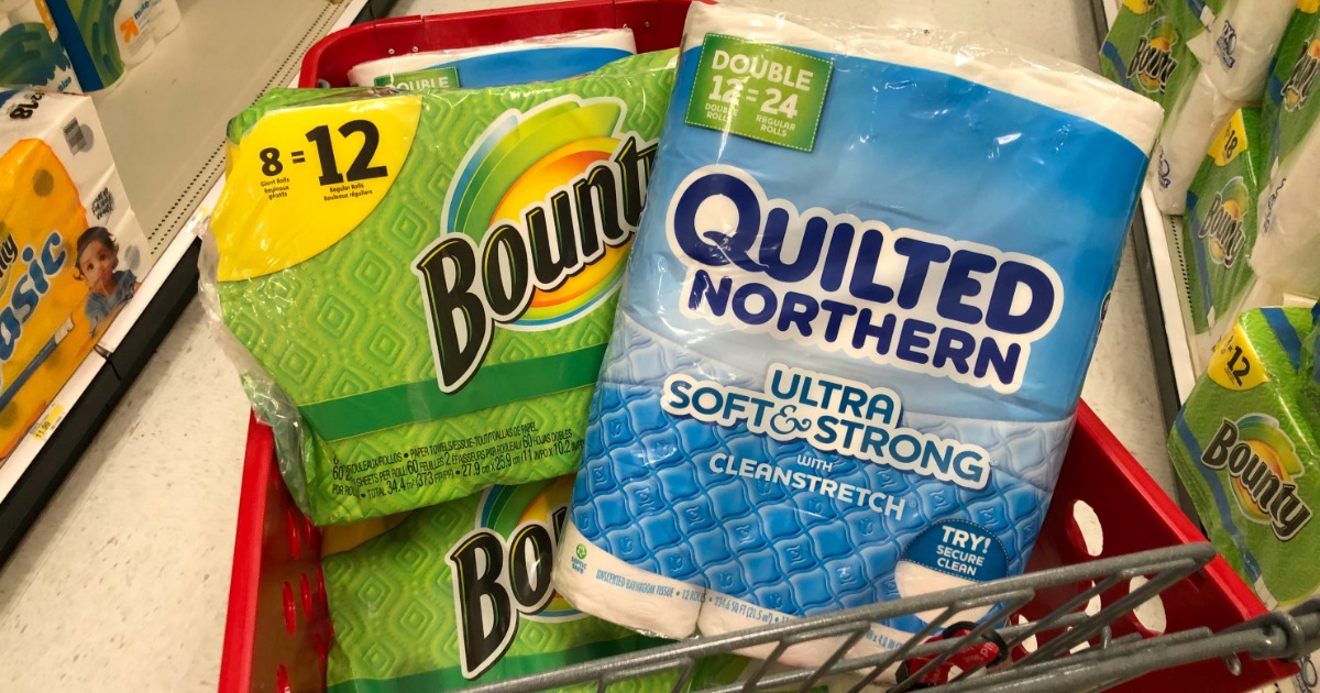 Stock Up On Paper Towels and Toilet Paper At Target