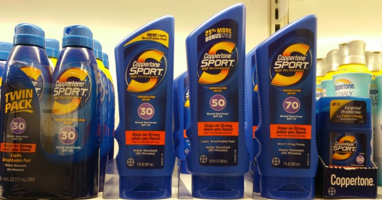 50% Off Coppertone Sunscreen at Target