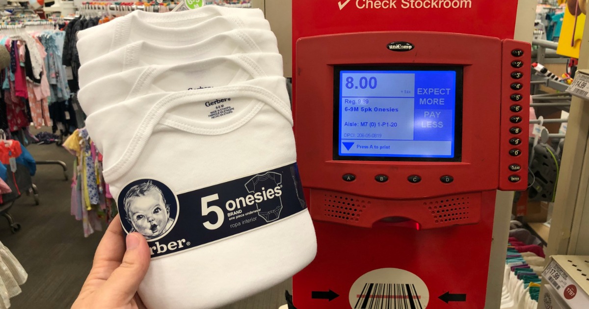 Target: Gerber Onesies 5-Pack Just $6 (Only $1.20 Per Onesie)