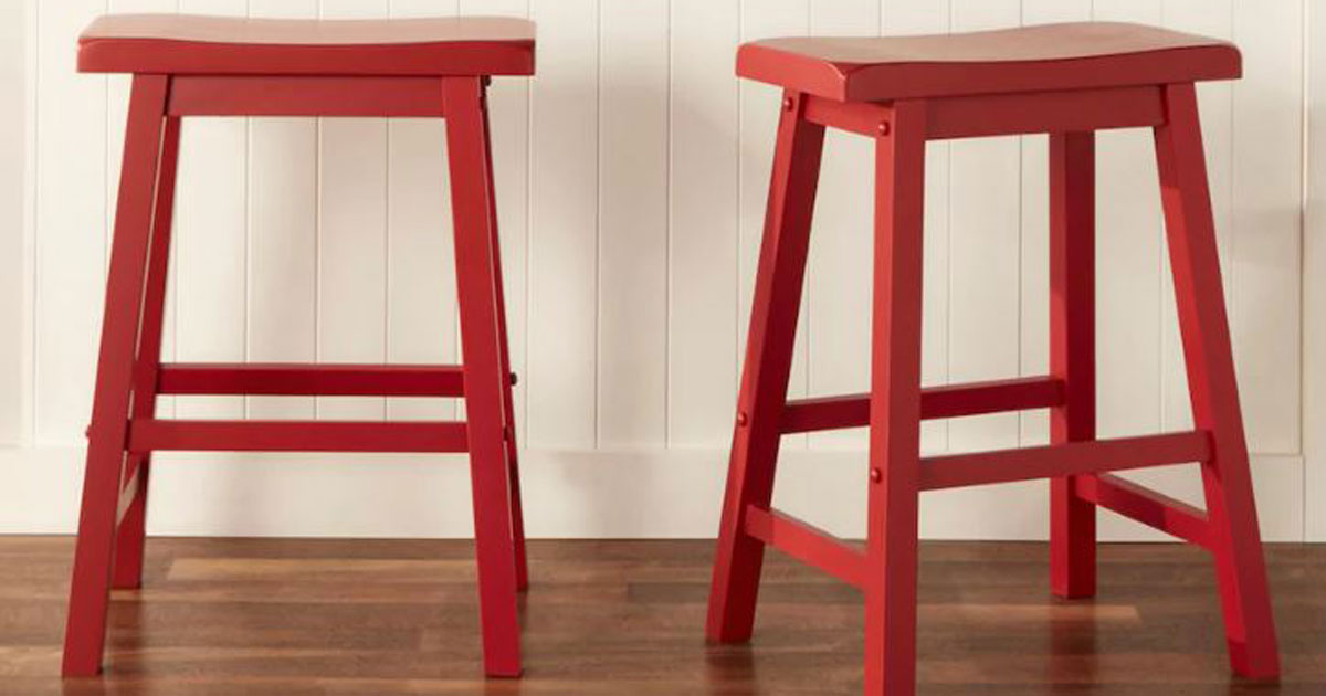 TWO Farmhouse Style Stools Only $67.99 (Regularly $140) AND Earn $10 ...